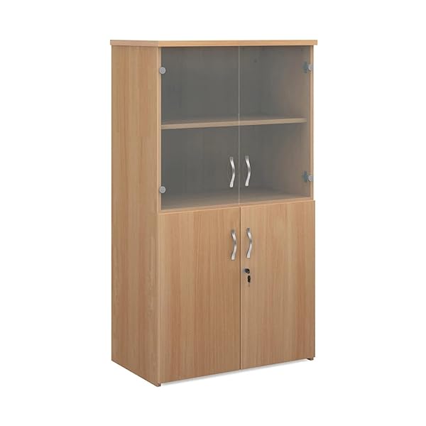 Universal Combination Unit with Glass Upper Doors Oak 2140 – Velvo | Mr ...